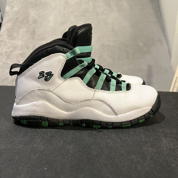 Jordan | Shoes | Air Jordan Retro Shoes Youth Size 6y White Black Verde ...